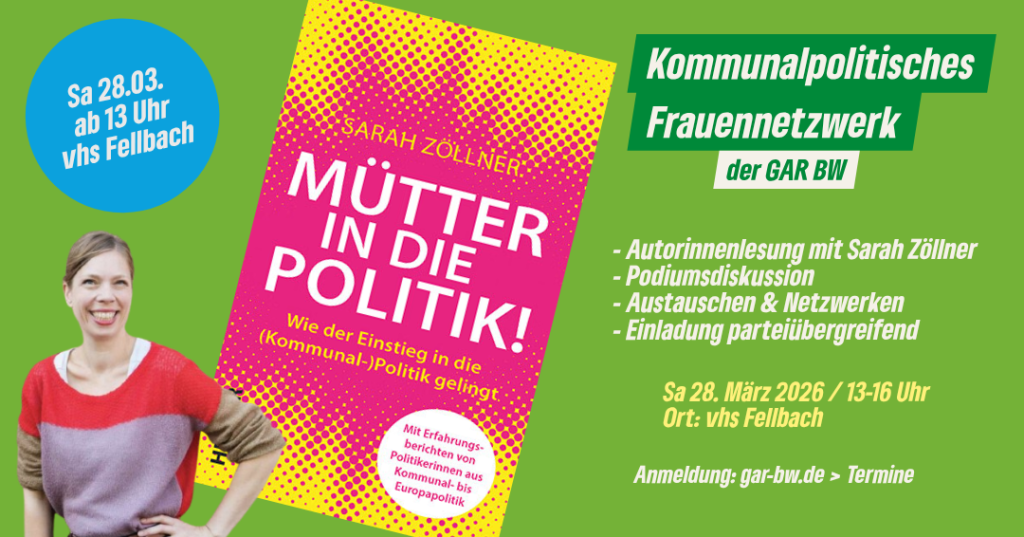 Ratsfraktionen & Öffentlichkeitsarbeit – GAR BW – GRÜNE Kommunalpolitik ...